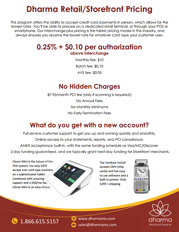 Referral Partner Materials - Dharma Merchant Services