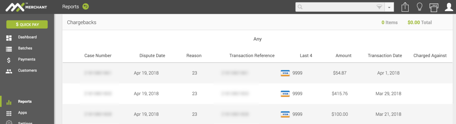 MX Merchant - Chargeback Review - Dharma Merchant Services