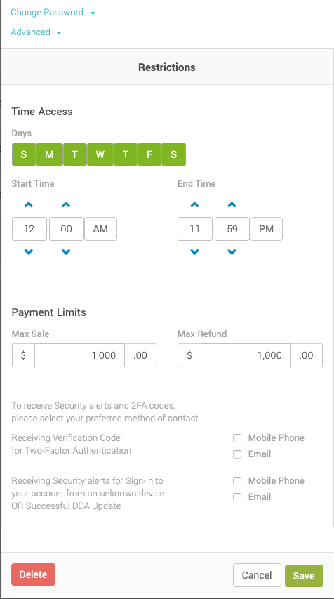 MX Merchant - Managing Users - Dharma Merchant Services