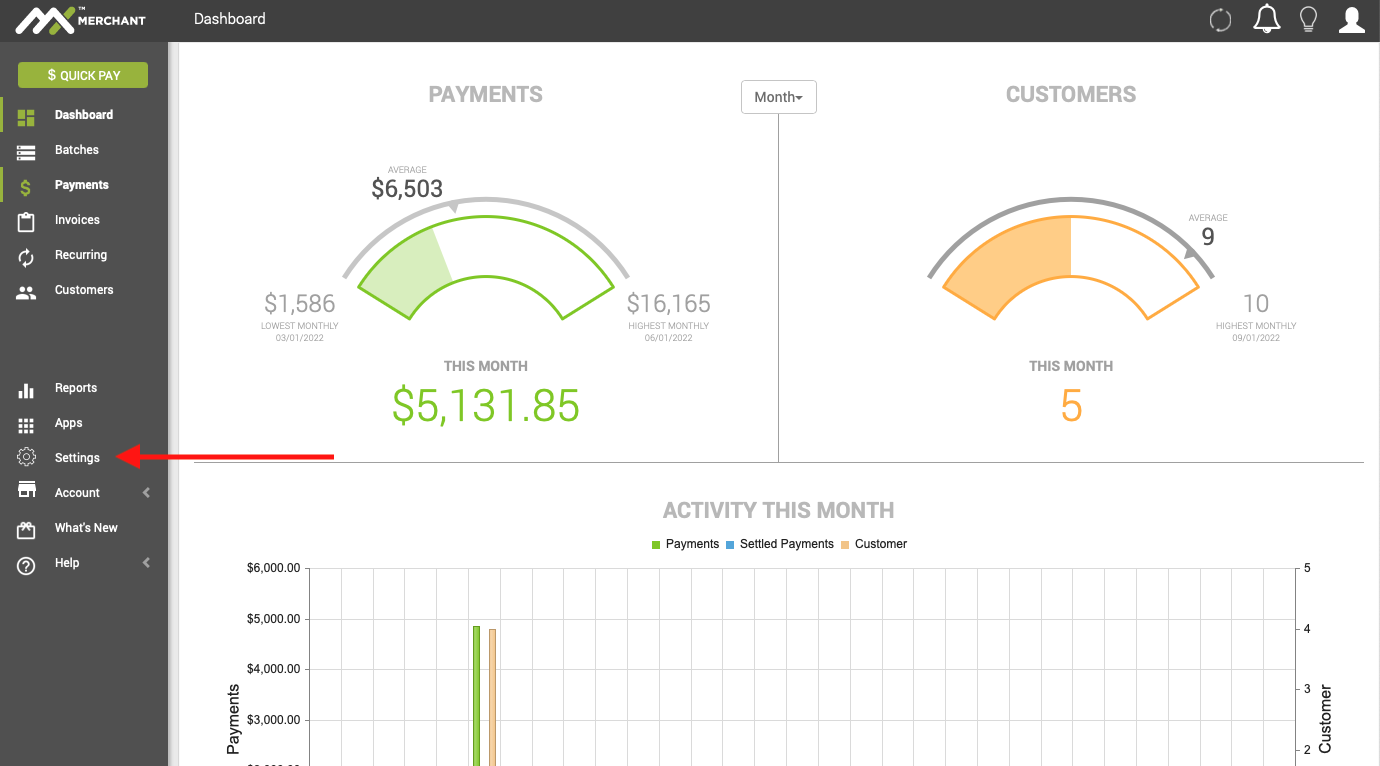 MX Merchant - Setting the Batch Time | Dharma