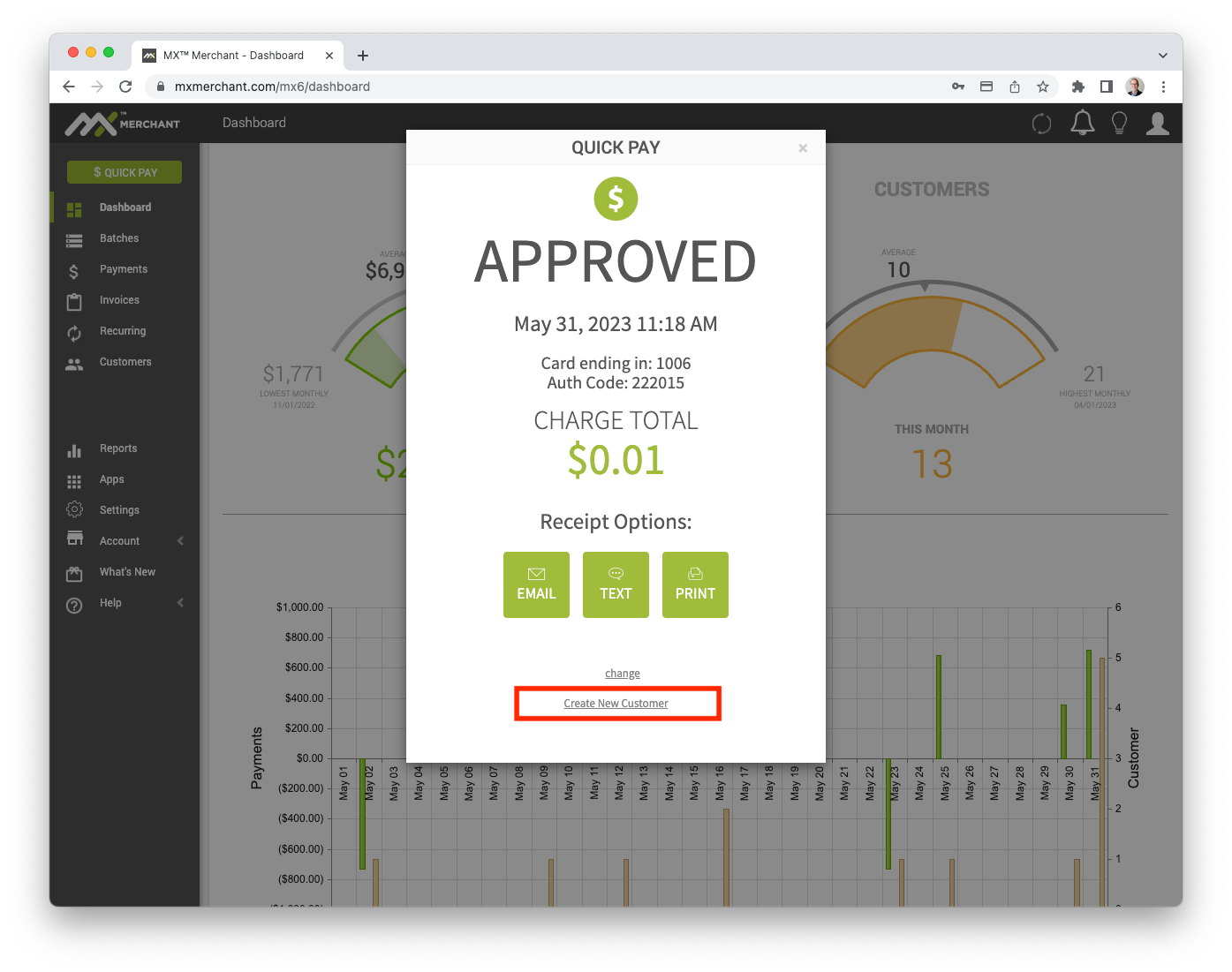 MX Merchant - Virtual Terminal & QuickPay | Dharma