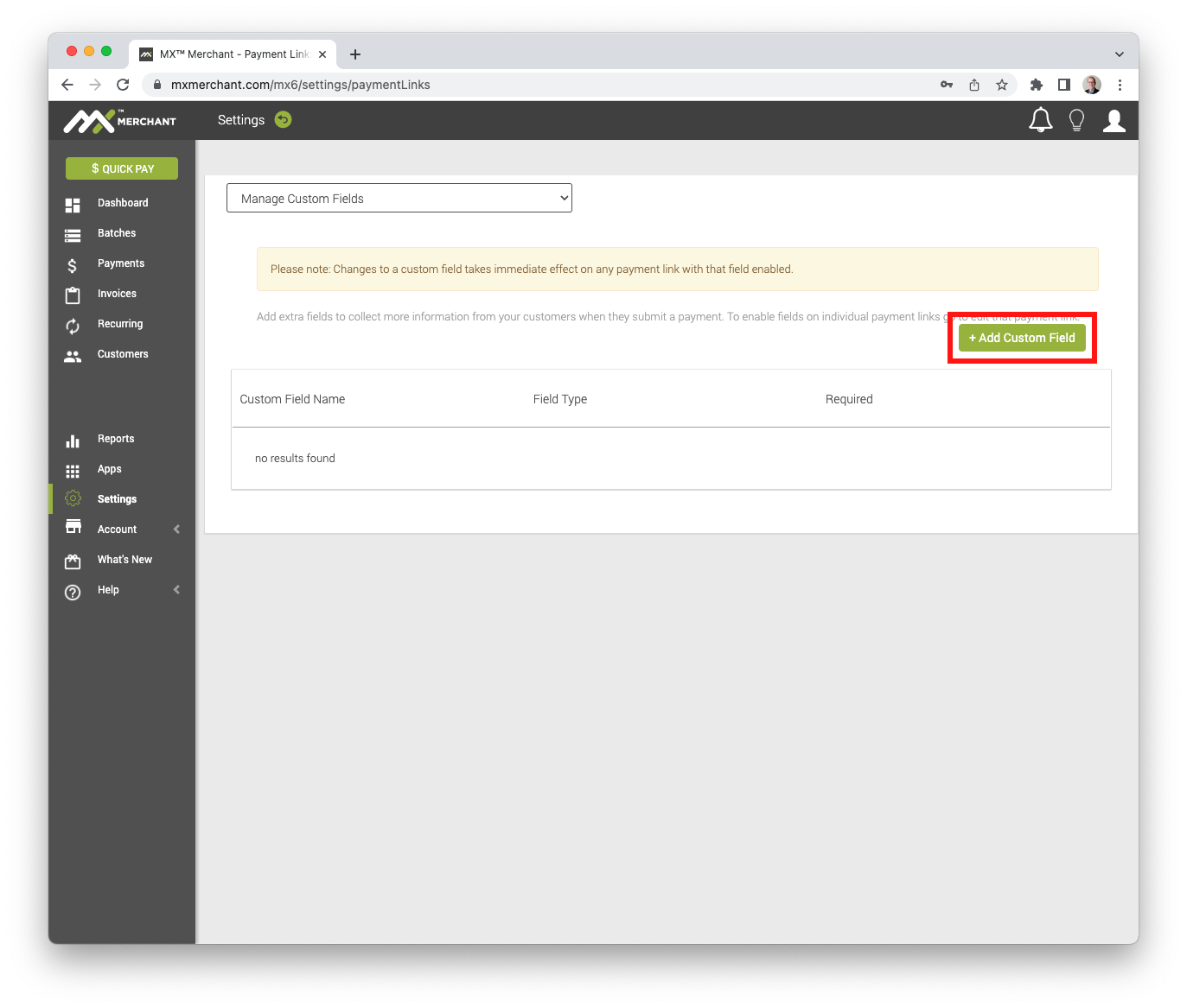 MX Merchant - Payment Links - Dharma Merchant Services
