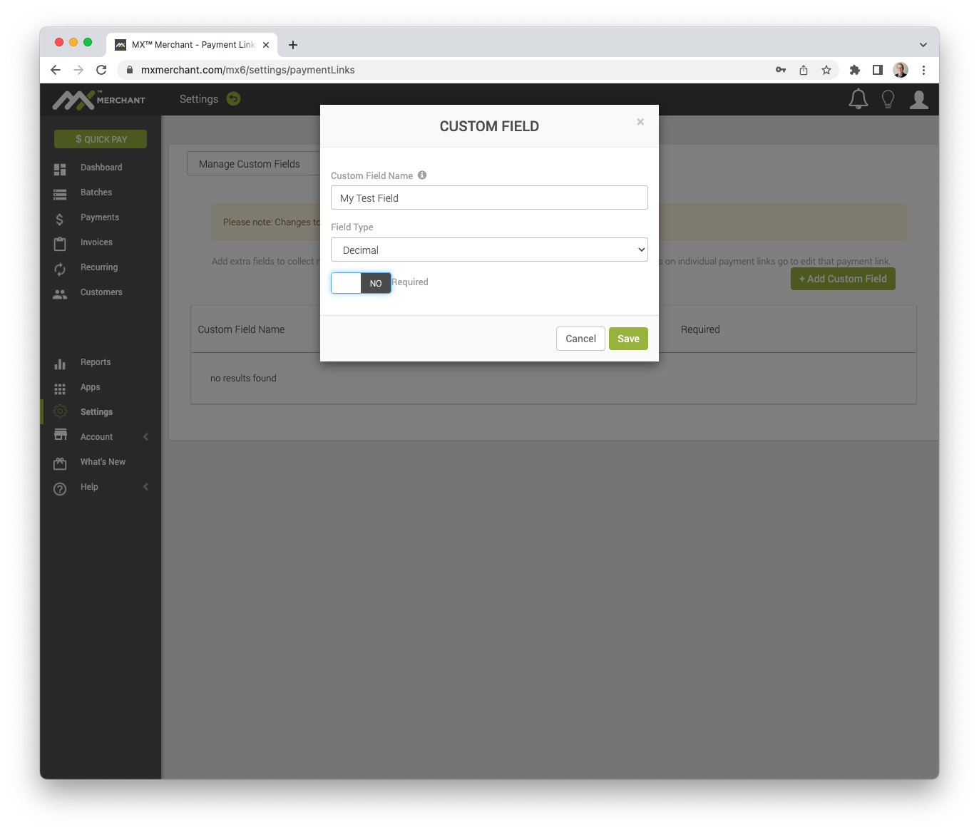 MX Merchant - Payment Links - Dharma Merchant Services